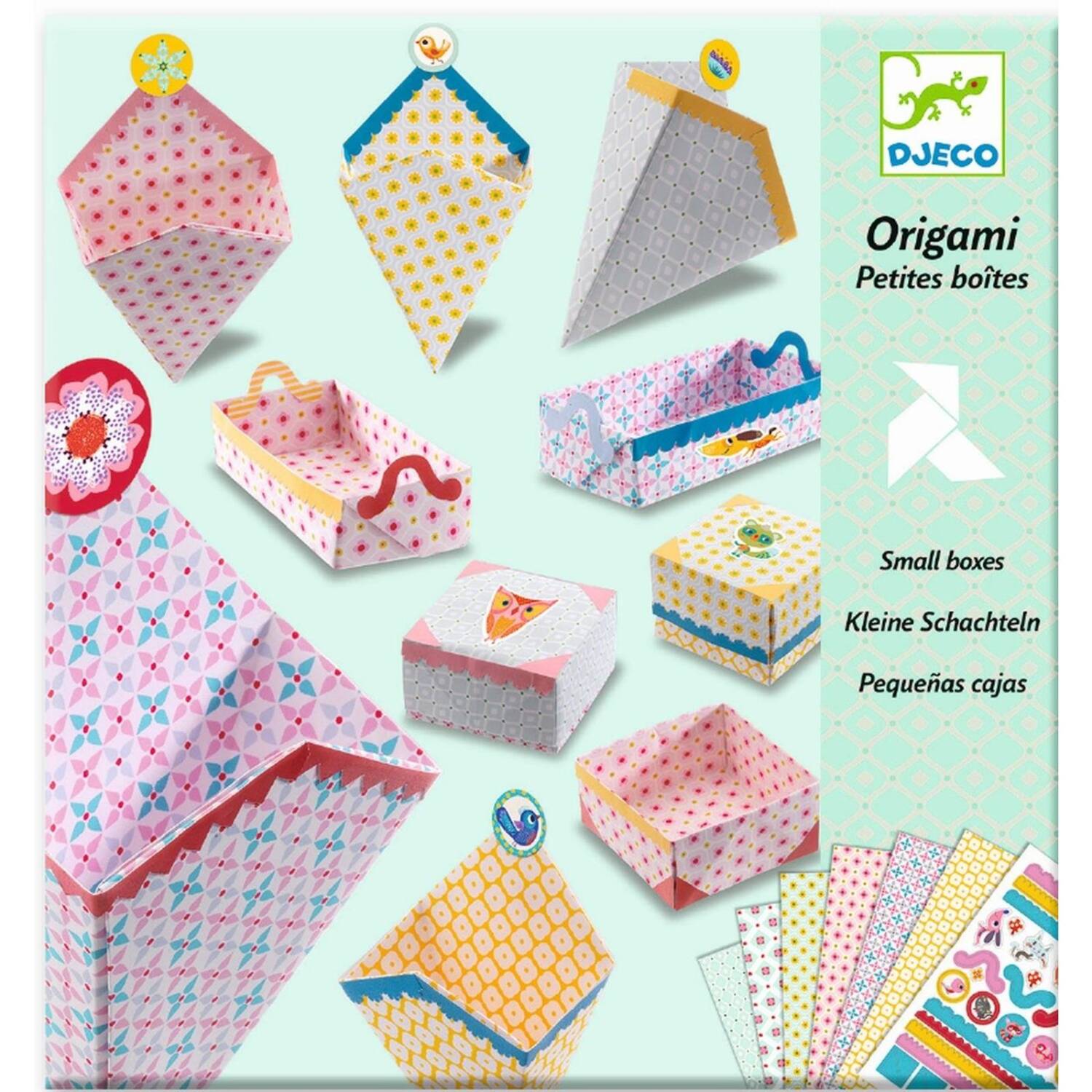Djeco Origami DIY Bastelset ab 7 Jahren Schachteln