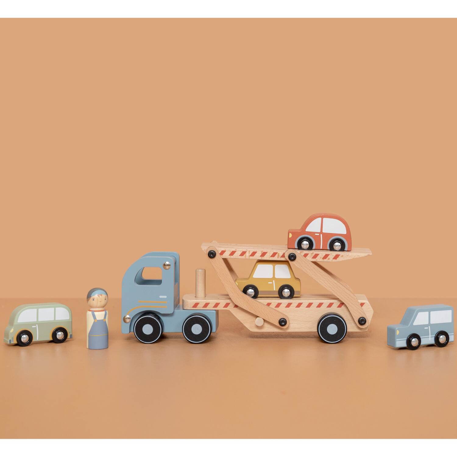 Little Dutch Auto-Transportwagen Holzspielzeug