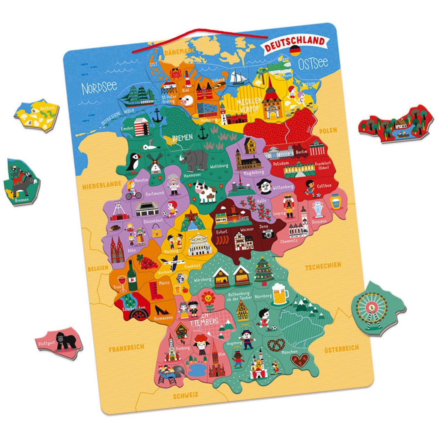 Deutschlandkarte Fur Kinder
