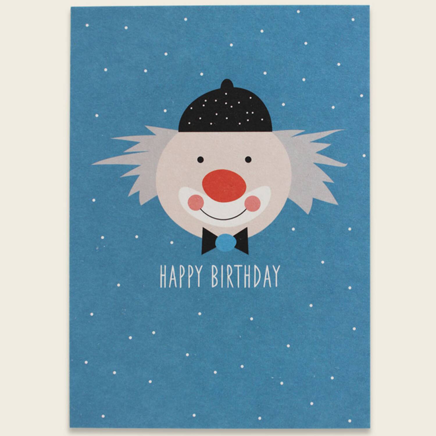 Ava & Yves Postkarte Happy Birthday Giraffe mit Ballon