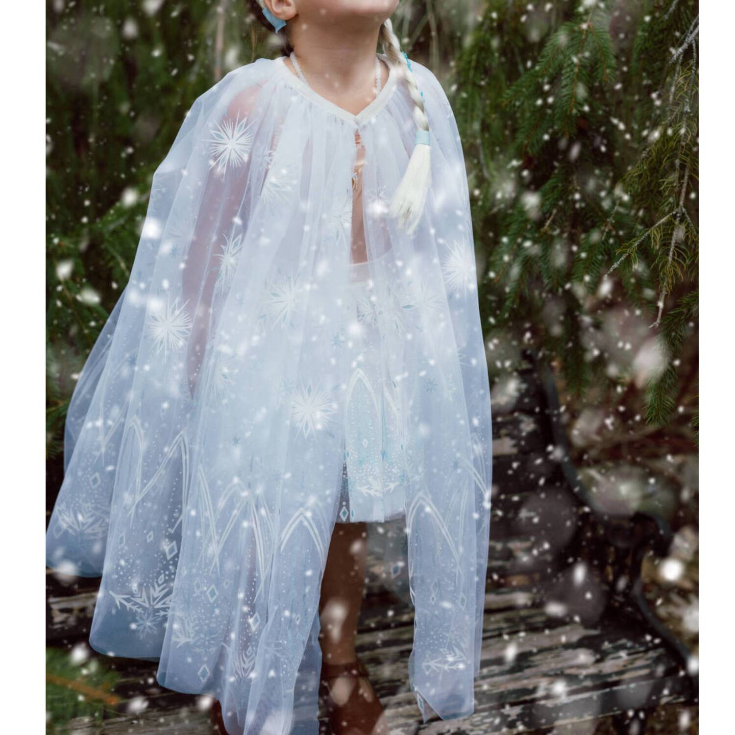 Great Pretenders Umhang für Eisprinzessin- Eiskönigin 5-6Jahre